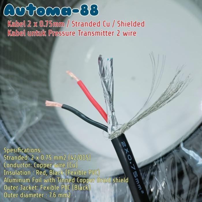 Jual Kabel Kontrol Analog Instrument stranded RVVP 2 x 0.75 mm mm2 ...