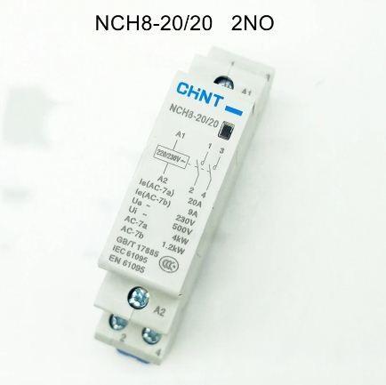 Promo Chint NCH8-20/20 Contactor Modular Din Rail 2NO - Jakarta Barat ...