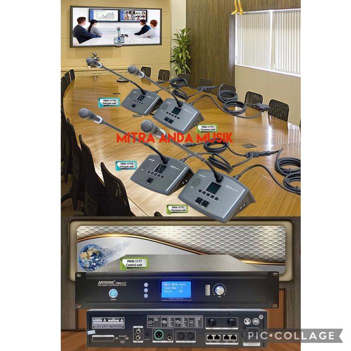 Jual mic conference digital wired conference system with speaker ...