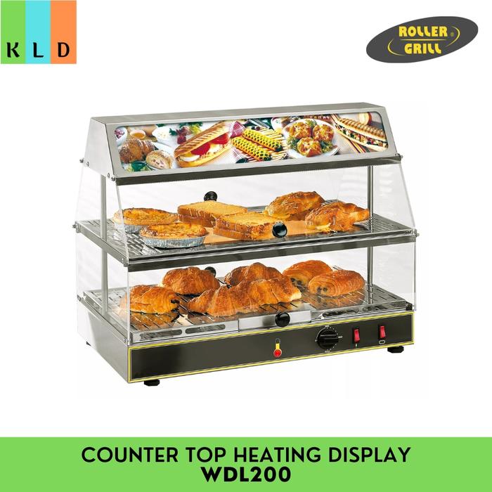 Jual ROLLER GRILL - Counter top Heating Display ; Model WDL 200 ...