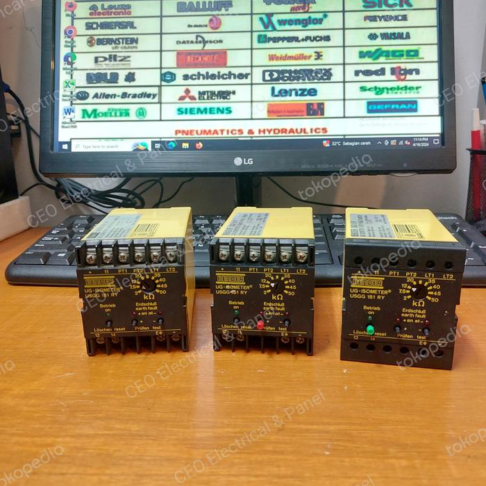 Jual BENDER USGG 151 RY UG ISOMETER EARTH FAULT RELAY USGG151RY/BENDER ...