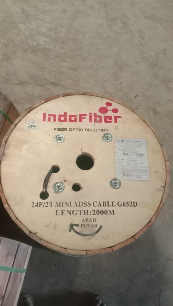 Jual INDOFIBER Kabel Mini ADSS 24 Core span 100 G652D 2000meter ...