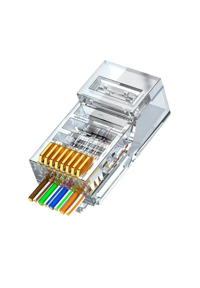 Jual RJ45 CAT5/6E ANTI GAGAL RJ 45 TEMBUS 1 PACK = 50 biji - Jakarta ...