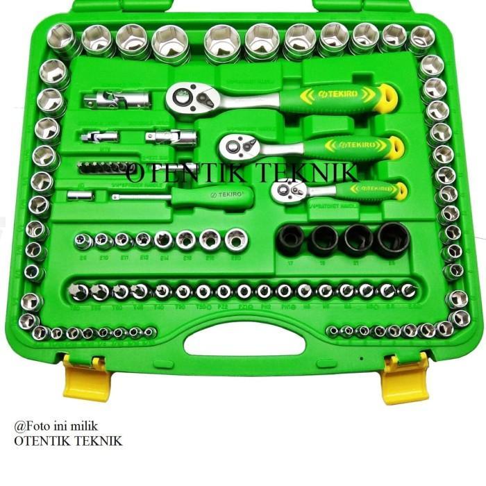 Jual TEKIRO TOOL SET 120 PCS BOX PLASTIK - KUNCI SET 120 PCS - SOCK SET - Jakarta Selatan ...