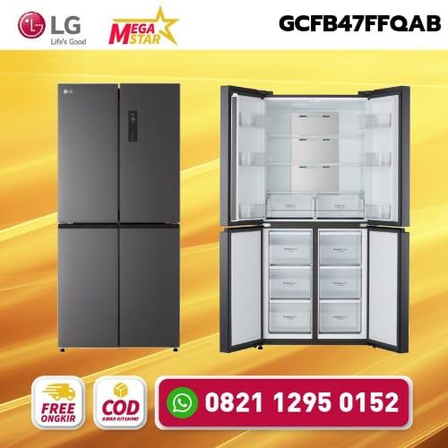 Jual LG kulkas multi door GCFB47FFQAB smart inverter new 2024 47FFQAB ...