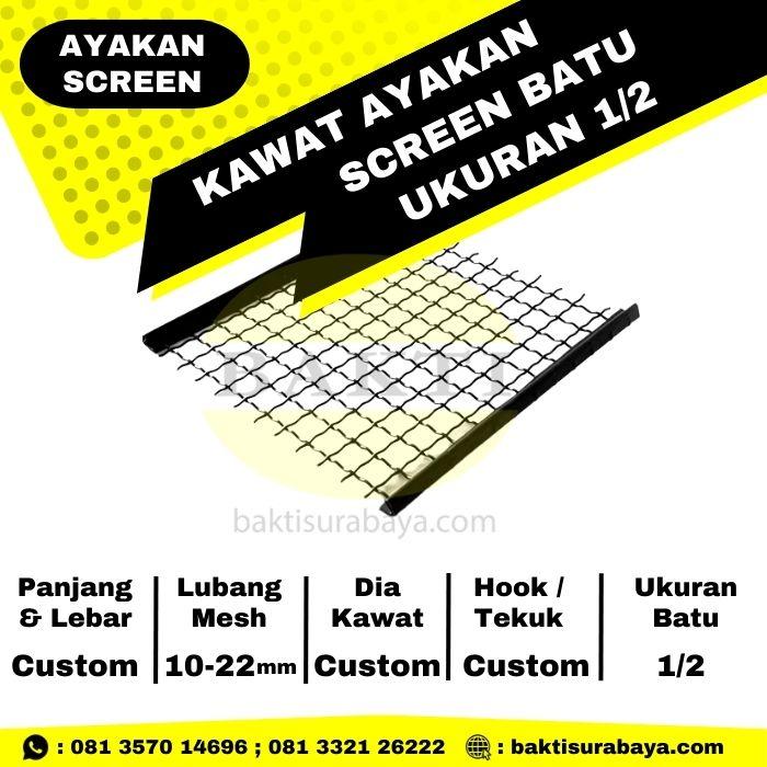 Jual Kawat Wiremesh Ayakan Screen Mesh Batu Dan Pasir Ukuran 1/2 - Kota ...