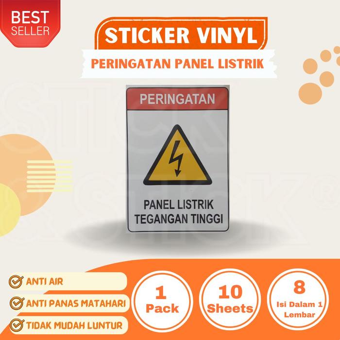 Promo Stiker Vinyl Peringatan Panel Listrik - Jakarta Utara - Stick ...