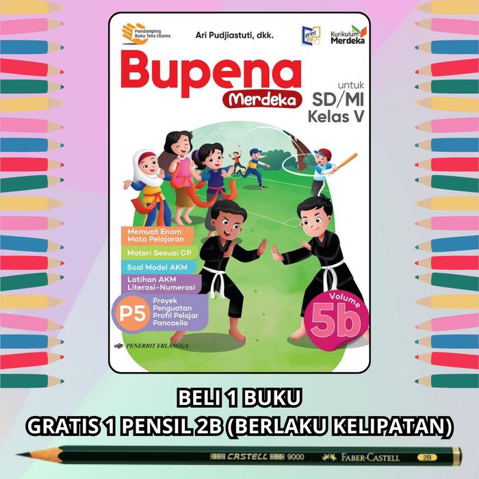 Jual Bupena Jilid 5A 5B 5C 5D SD/MI - Kurikulum Merdeka Penerbit ...