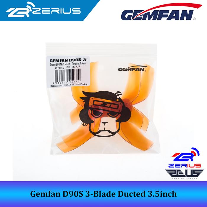 Jual Gemfan D90S Ducted D90-S 3-Blade 3.5inch Shaft 1.5mm Propeller ...