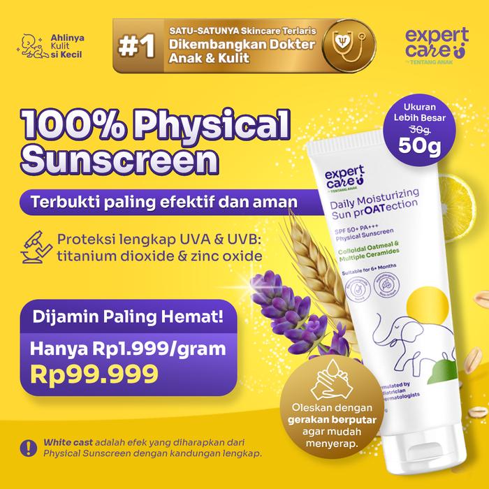 Promo Expert Care Physical Sunscreen SPF 50+ PA+++ | Sunscreen Anak ...
