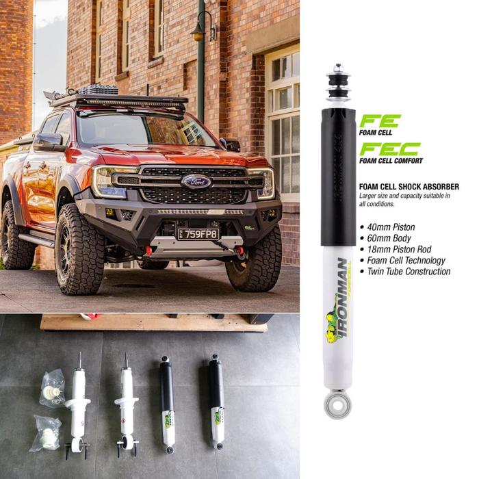 Jual shock ironman ford ranger next gen t9 foamcell - Kota Medan ...