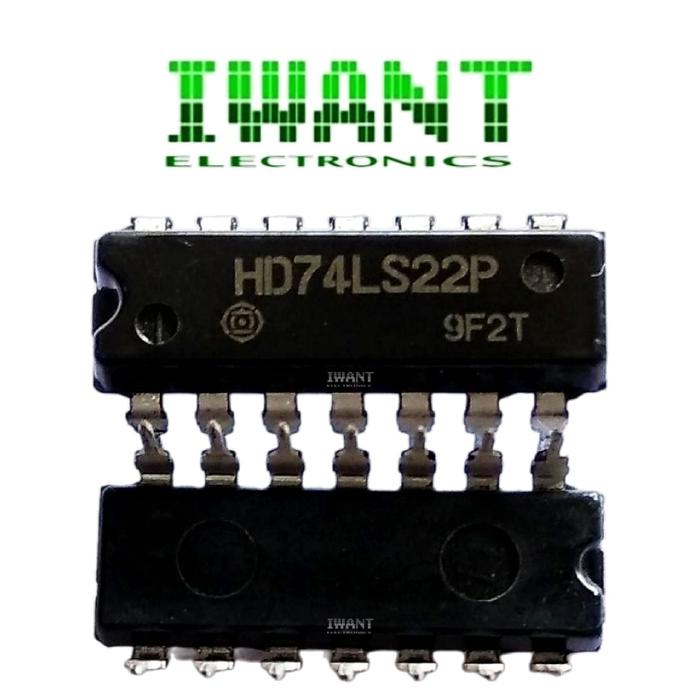 Jual 74LS22 HD74LS22P DM74LS22 SN74LS22 LS22N - Kota Bandung - I.WANT ELECTRONICS | Tokopedia