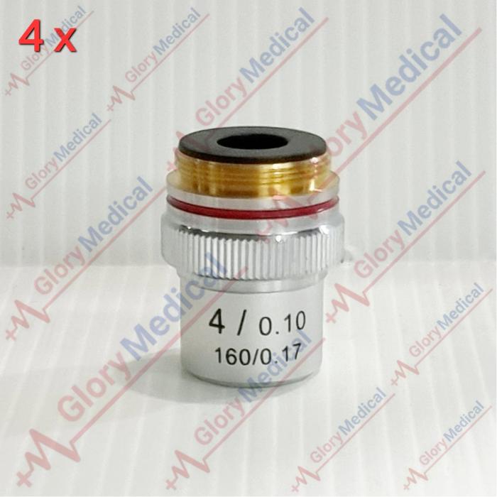 Jual Lensa Objektif/Objective 4x - 10x - 40x - 100x Microscope ...