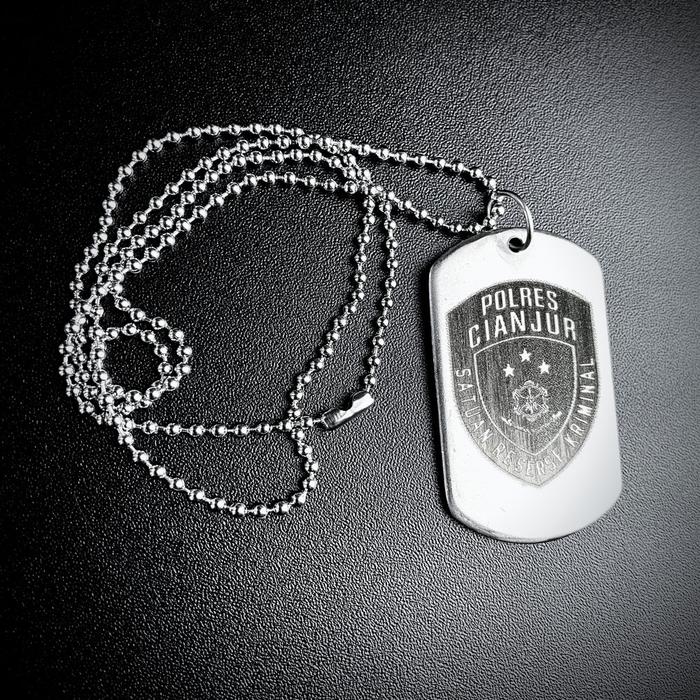 Jual Kalung Tentara Militer Abri Kalung Custom Nama Grafir Anti Karat ...