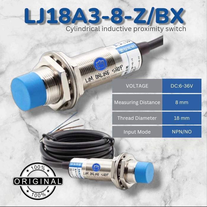 Jual LJ18A3-8-Z-BX NPN DC 6V-36V Inductive Proximity Sensor Detection - Jakarta Barat - TOKO LIM ...