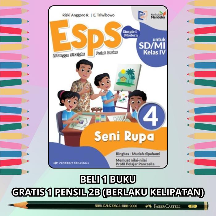 Jual Seni Rupa Kurikulum Merdeka SD/MI Kelas 1 2 3 4 5 6 Penerbit Erlangga - Kelas 4 - Kota ...