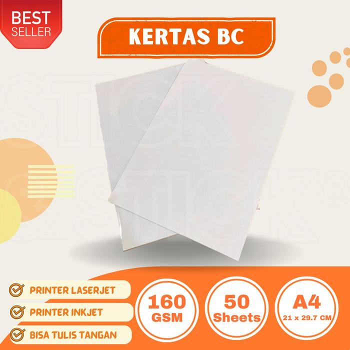 Promo Brief Card (BC) 160 gram A4 isi 50 lembar / Kertas Manila ...