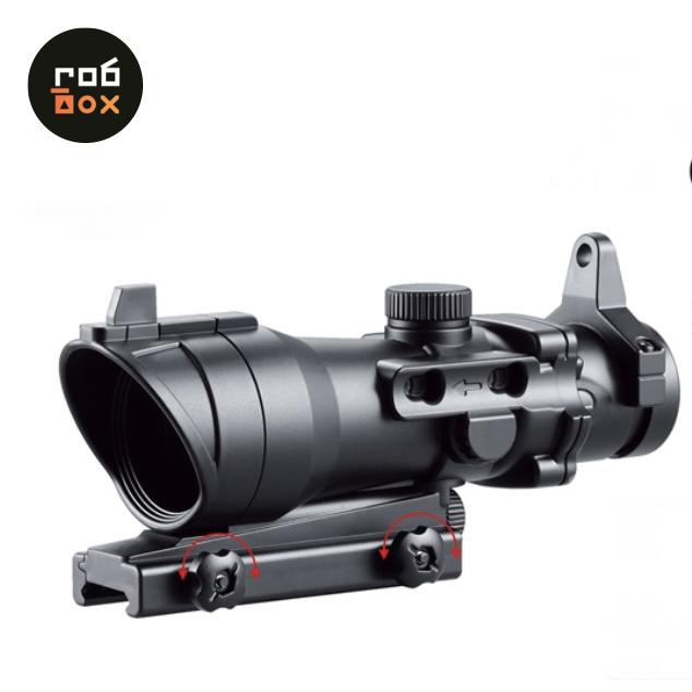 Jual Scope dummy Acog Zoom 8x + Laser Wgg AEG pubg sig pdw d cobra ...