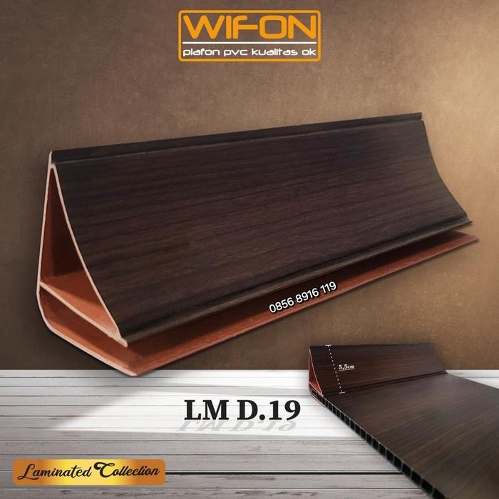 Jual List Besar List PVC sudut List Dinding Laminate PVC WIFON - LM.D19 ...