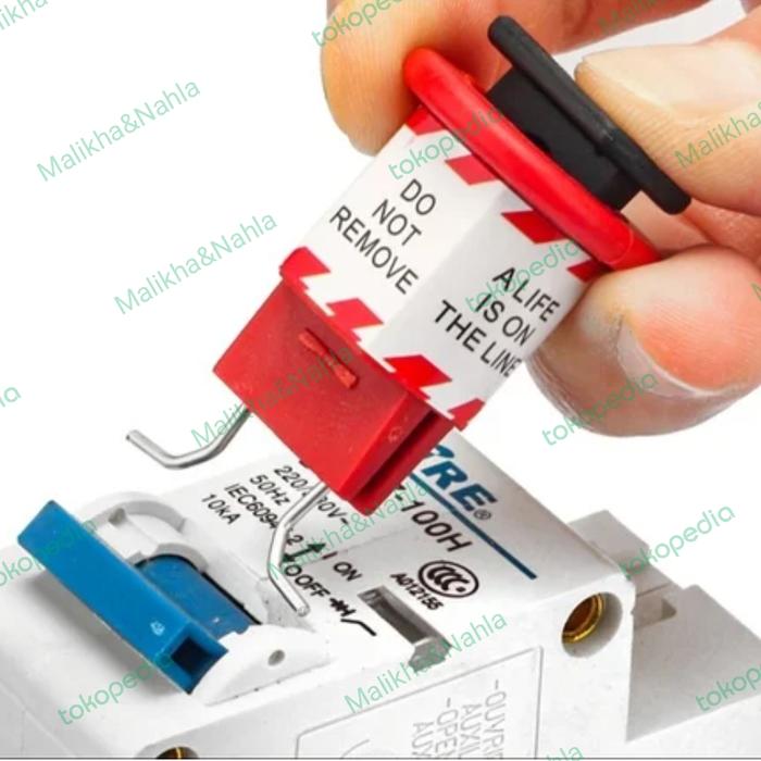 Jual Electrical Lockouts Mcb Lockout Pin In Pinout Pin Wide, Red ...