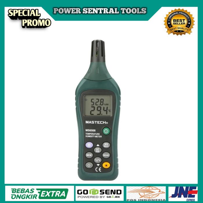 Jual MS6508 Mastech Thermometer Humidity Wet Bulb Dew Point Data Logger ...