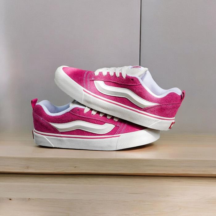 Promo Sepatu Vans KNU Skool Retro Pink White Original 100% - Merah Muda ...