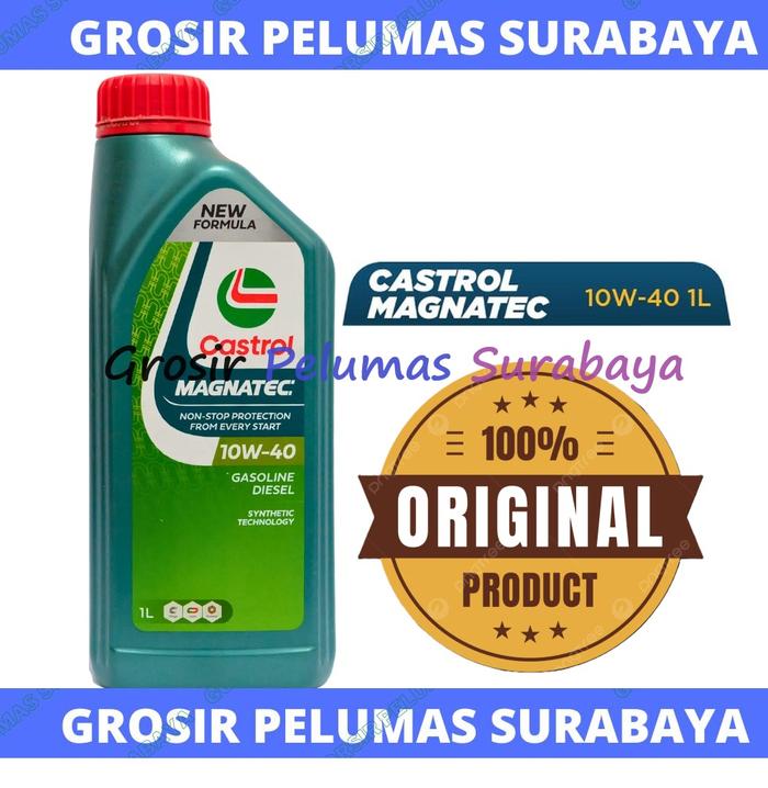 Jual ORIGINAL Oli Castrol Magnatec 10W40 10w-40 botol 1ltr Bensin ...