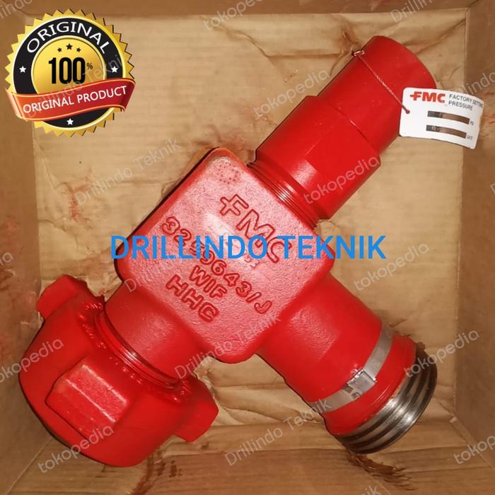 Jual FMC PRV Pressure Relief Valve 2" FIG 1502, 15000 PSI MxF PN ...