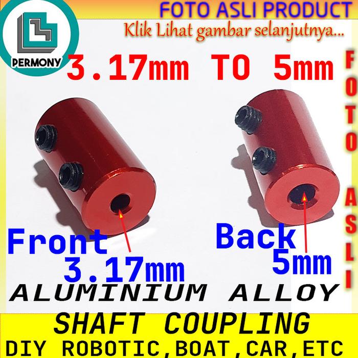 Jual Coupling Aluminium Alloy adapter shaft motor boat converter ...