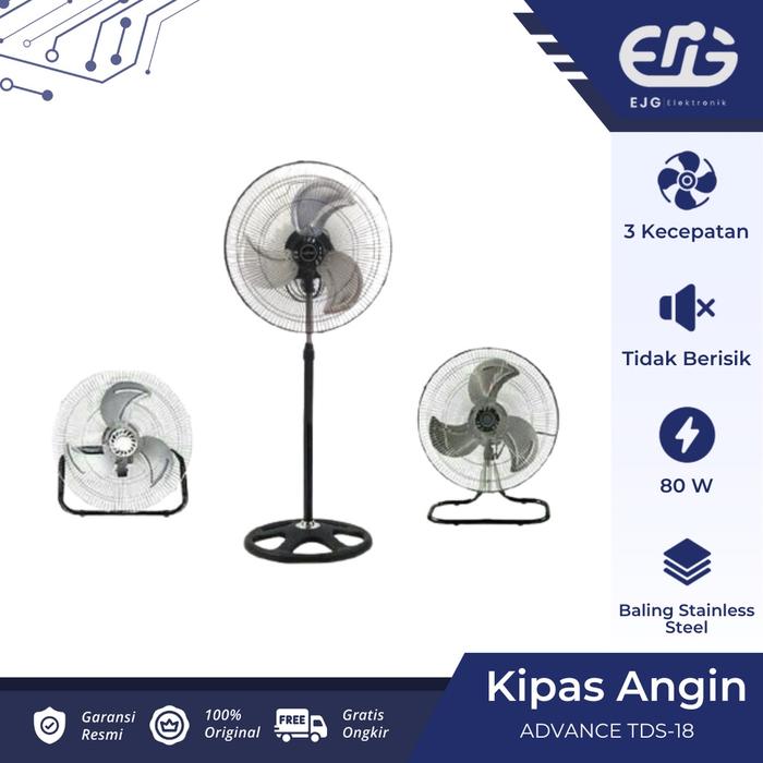 Jual Advance Tornado TDS18 - Kipas Angin Besi 3in1 18 Inch TDS 18 ...