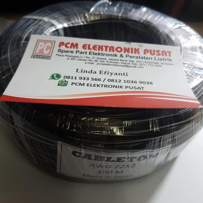 Jual 1 rol KABEL AWG22×2 ukuran 100m warna HITAM- PUTIH - Jakarta Barat ...