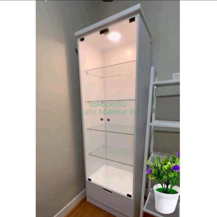 Jual Lemari pajangan LED / Lemari penyimpanan /rak pajangan minimalis ...