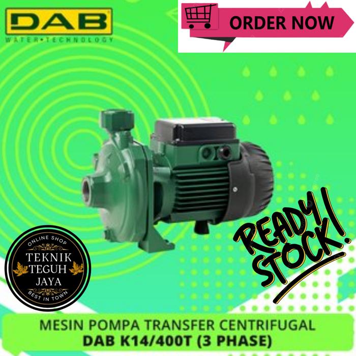 Jual Mesin Pompa Air Transfer Centrifugal Single Impeller DAB K14/400M ... Jual Mesin Pompa Air Transfer Centrifugal Single Impeller DAB K14/400M ...