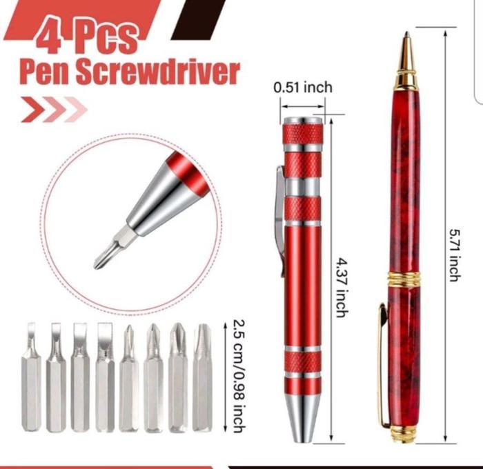 Jual SCREWPIX - Mini Pen Screwdriver 8 in 1 - Kab. Tangerang - FindMe. | Tokopedia