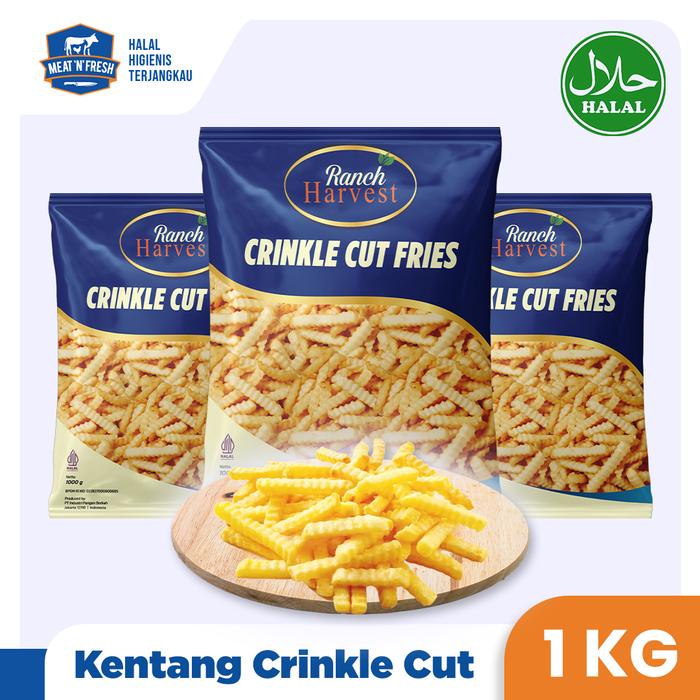 Jual KENTANG GORENG FROZEN 1 KG CRINKLE CUT - Jakarta Pusat - Meat ...