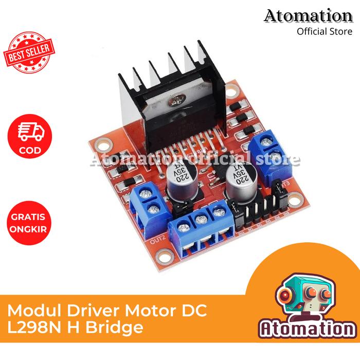 Promo Modul Driver Motor DC Stepper L298N L298 Dual H bridge PWM - Kab ...