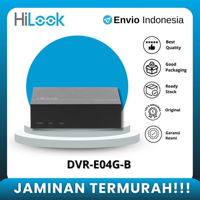 Jual HILOOK eDVR 4Ch DVR-E04G-B SSD TURBO HD LEBIH CEPAT DARI DVR BIASA ...