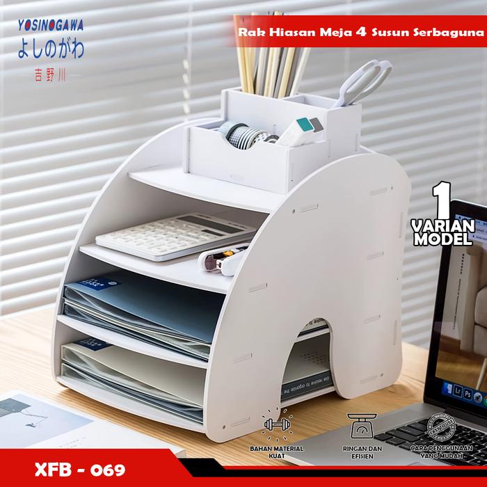 Jual Rak File Sektor Meja Desktop Rak Buku Multi-lapis Kotak ...