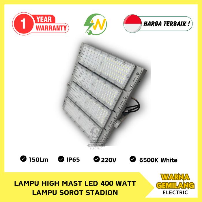 Jual LAMPU SOROT LED 400WATT LAMPU SOROT STADION 400W LAMPU TEMBAK 400 WATT - Jakarta Pusat ...