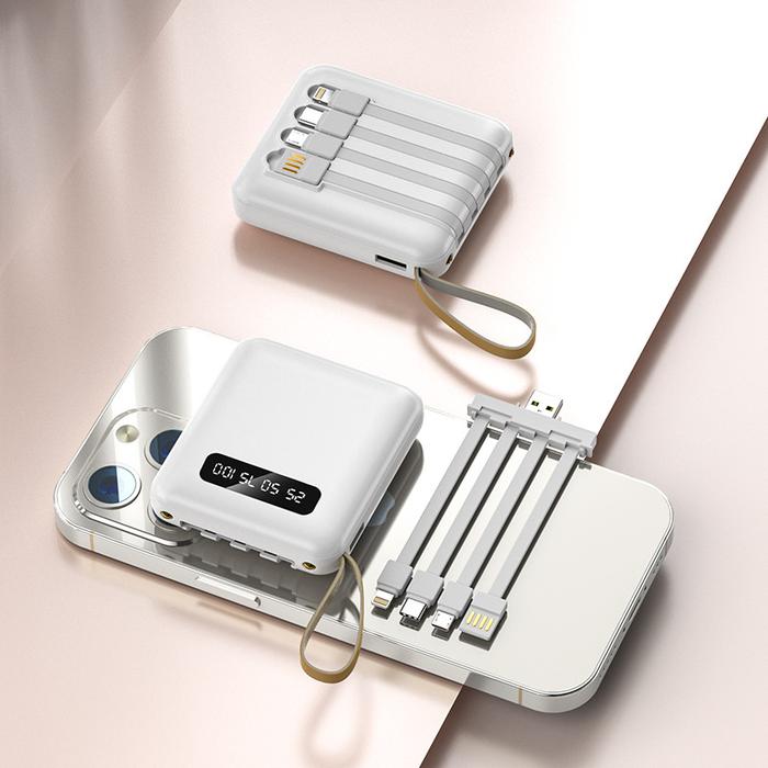 Promo Mini Fast Charging 20000mAh PowerBank Portable Power Bank 4in1 ...