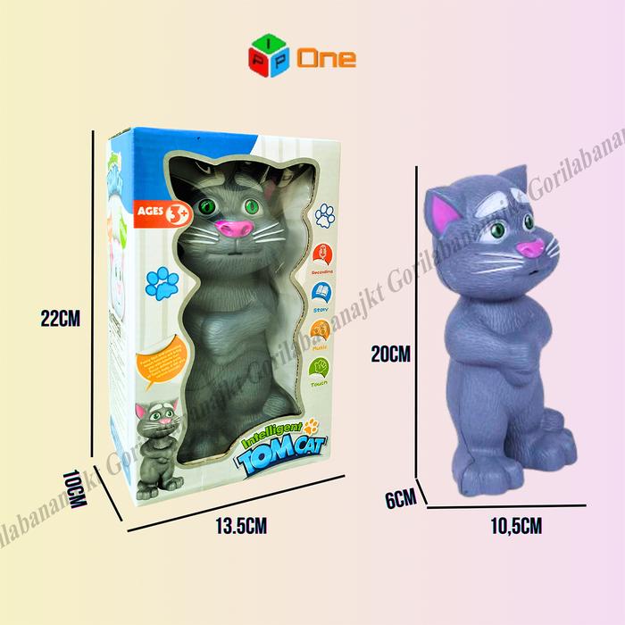 Jual Mainan Talking Tom | Mainan Intelligent Tomcat Talking Singing Cat ...