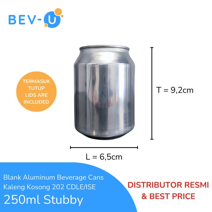 Jual Sample Kaleng Minuman Kosong TUTUP BARU Blank Aluminium Beverage ...