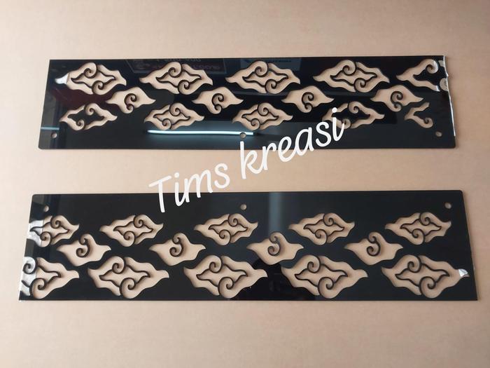 Jual Akrilik Motif Batik | Akrilik Potong Pola | Cutting Laser Akrilik ...