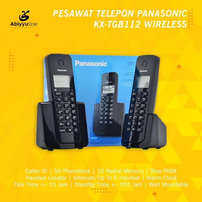 Jual Telepon Wireless Cordless Panasonic KX-TGB112 / Telephone Rumah Kantor - Jakarta Utara - My ...
