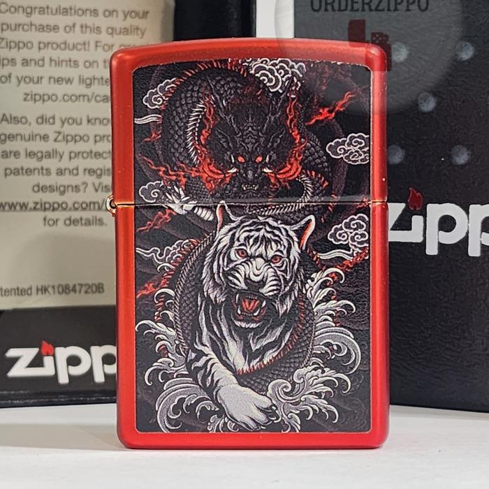 Jual Zippo Original Dragon Tiger Design 48933 - Jakarta Selatan ...