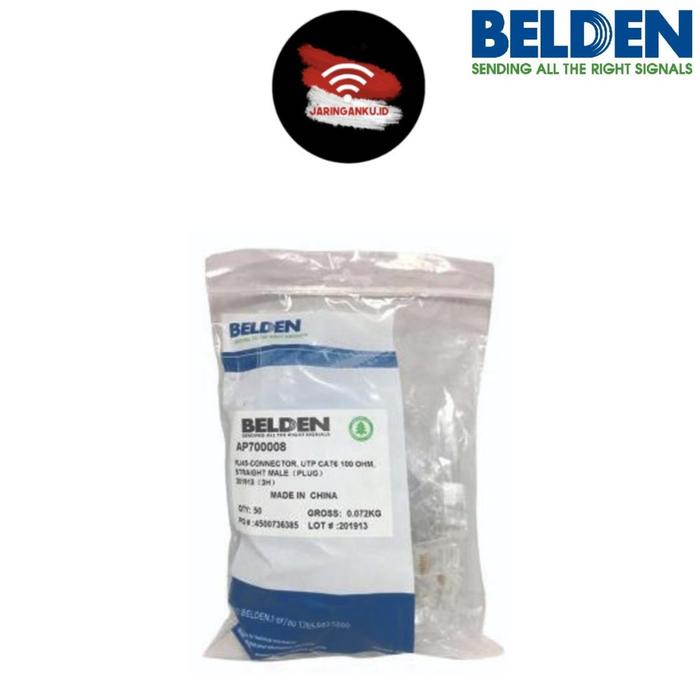 Jual BELDEN RJ45 CONNECTOR CAT6 - Jakarta Pusat - Jaringanku_id | Tokopedia