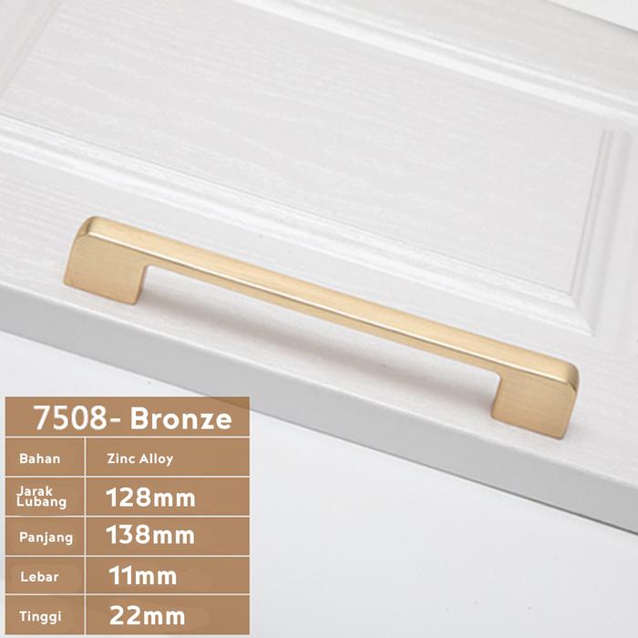 Jual Tarikan Lemari Premium Gold Modern Gagang Pintu Laci Handle ...