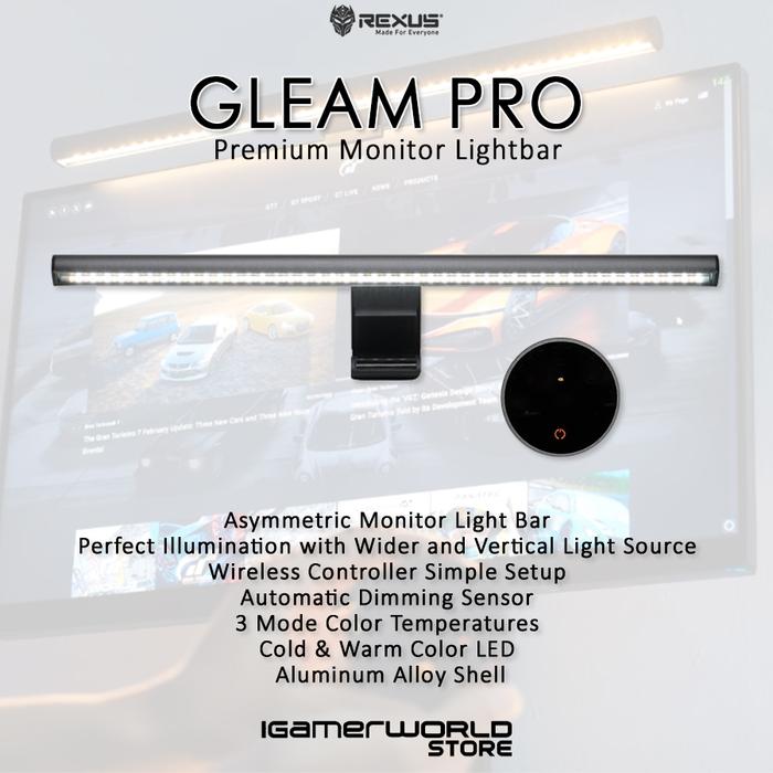 Promo Rexus Daxa Gleampro Monitor Lightbar Gleam Pro Lampu Monitor ...