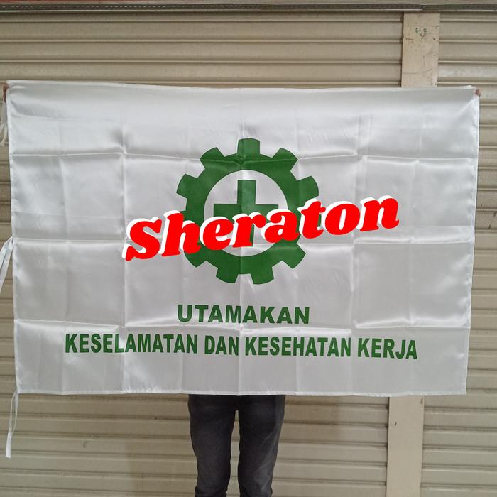Jual bendera logo bendera K3 ukuran 90cm x 135cm - Jakarta Pusat ...