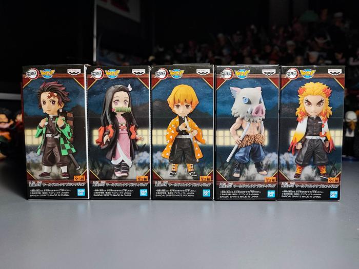 Jual WCF Set of 5 Tanjiro Nezuko Zenitsu Inosuke Rengoku Kimetsu no ...